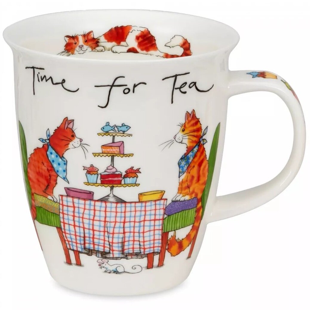 Кружка Dunoon Nevis Tea Time Cats 78019275