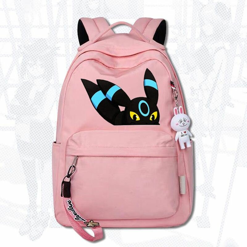 29x47x14cm, Розовый, Аниме, Рюкзак, Покемон, Pokemon, Umbreon