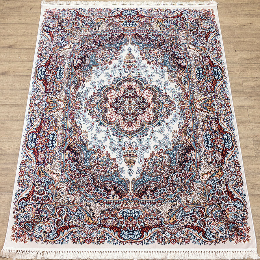 Ковер, Прямой, Бежевый, Синий, Красный, Золотисто-коричневый, Классический, Персидский, на пол, в гостиную, спальню, в ассортименте (200 см. на 290 см.)