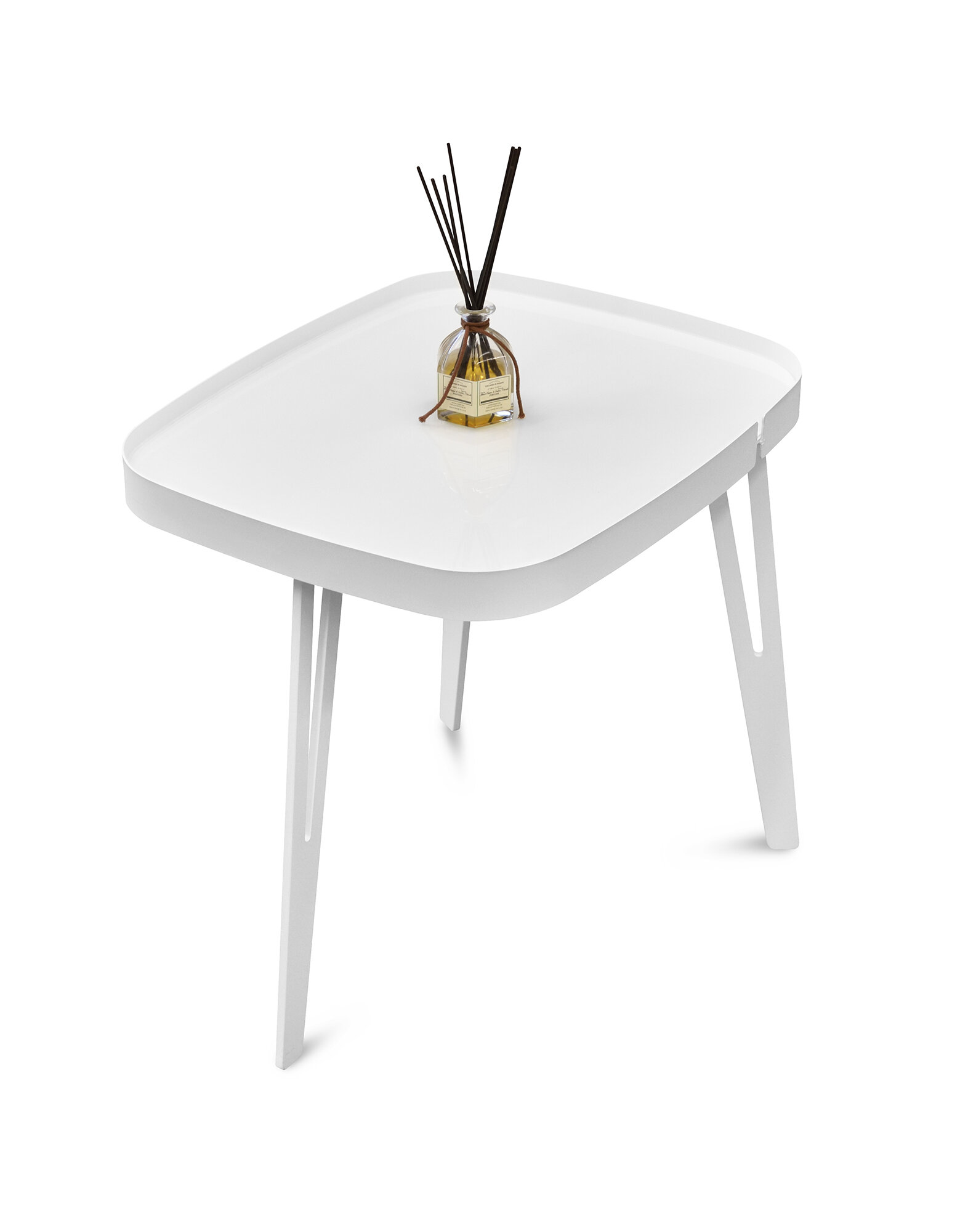 Журнальный стол MetalDesign MD 7620, белый - белый, 50x41x43 см