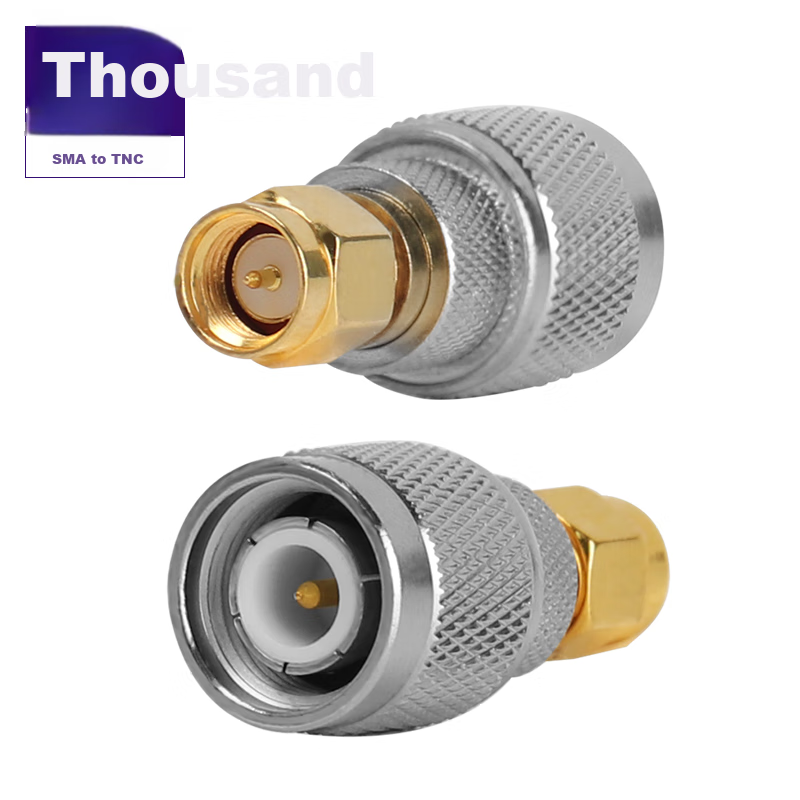 SHOCHAN SMA Male to TNC Male Adapter, JJ RF Connector, 50 Ohm, 1 Piece, SQ-SMAJ
