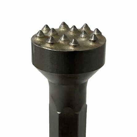 Насадка для бучардирования круглая 12 зубьев, для перфоратора (крепление SDS+)