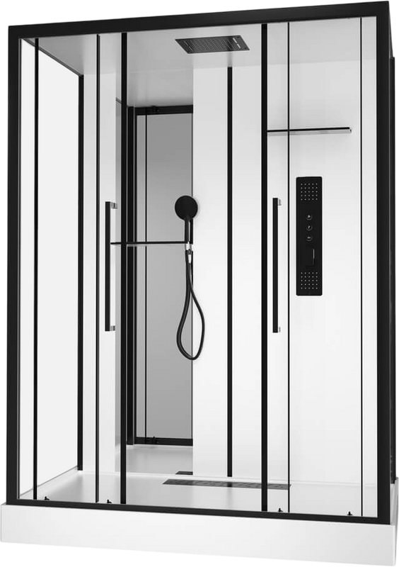Душевая кабина Black&White Galaxy G8030 850х1600х2170, с низким поддоном