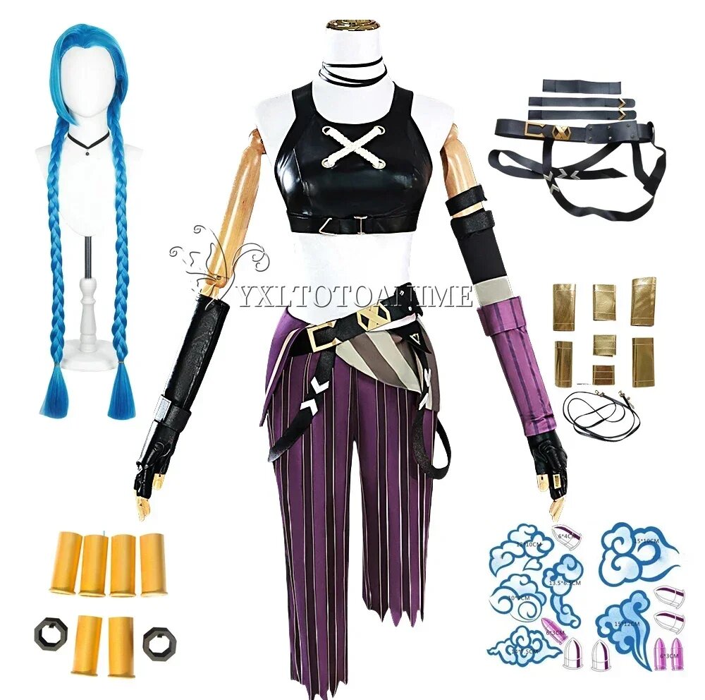 Косплей костюм Jinx из LOL Arcane XYLTOTOANIME M, costume 8