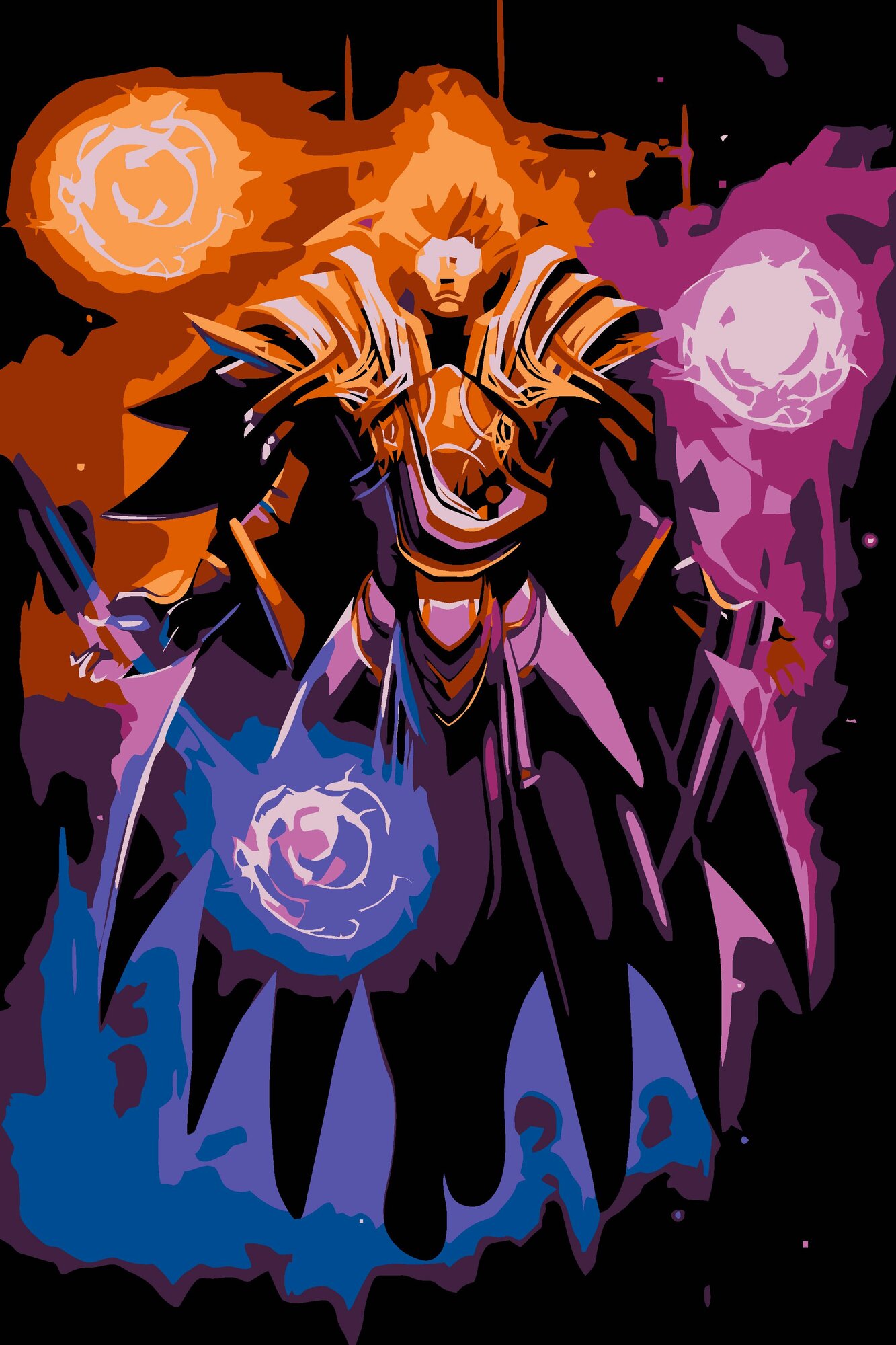 Детская картина по номерам E3344 "DOTA 2 -Дота 2 - Invoker " 20x30