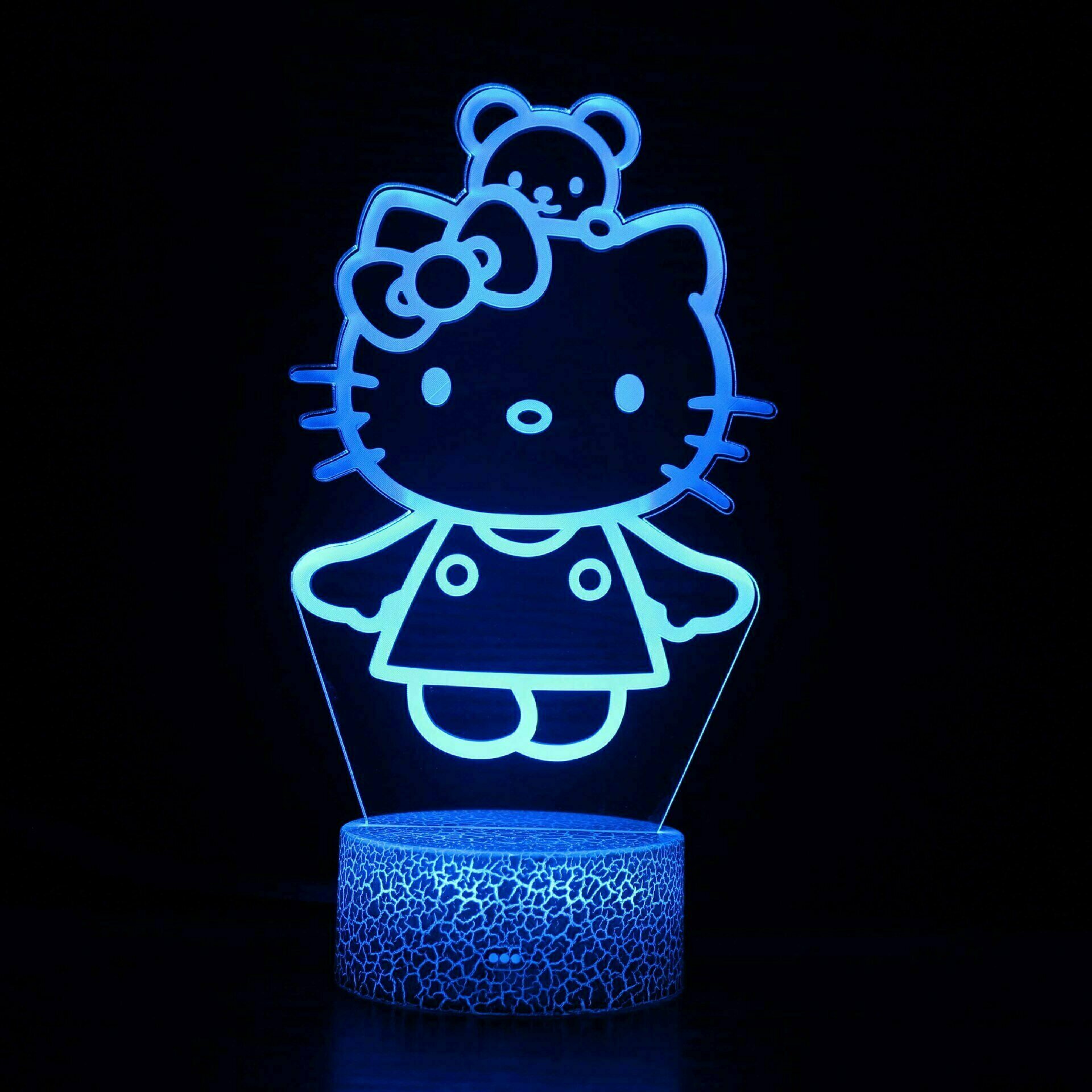 Ночник подарок Китти в кимоно Hello Kitty