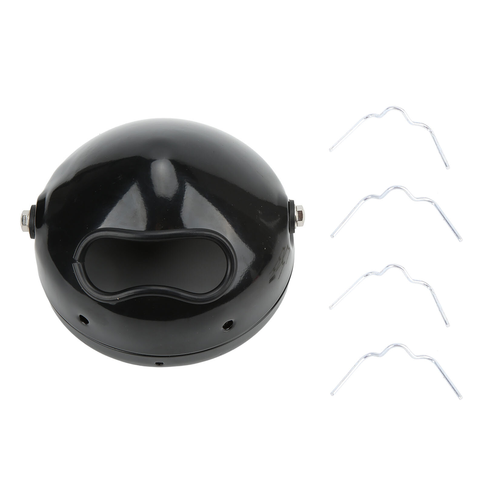 5,3-дюймовый корпус LED-фары, матовый черный, универсальный ретро