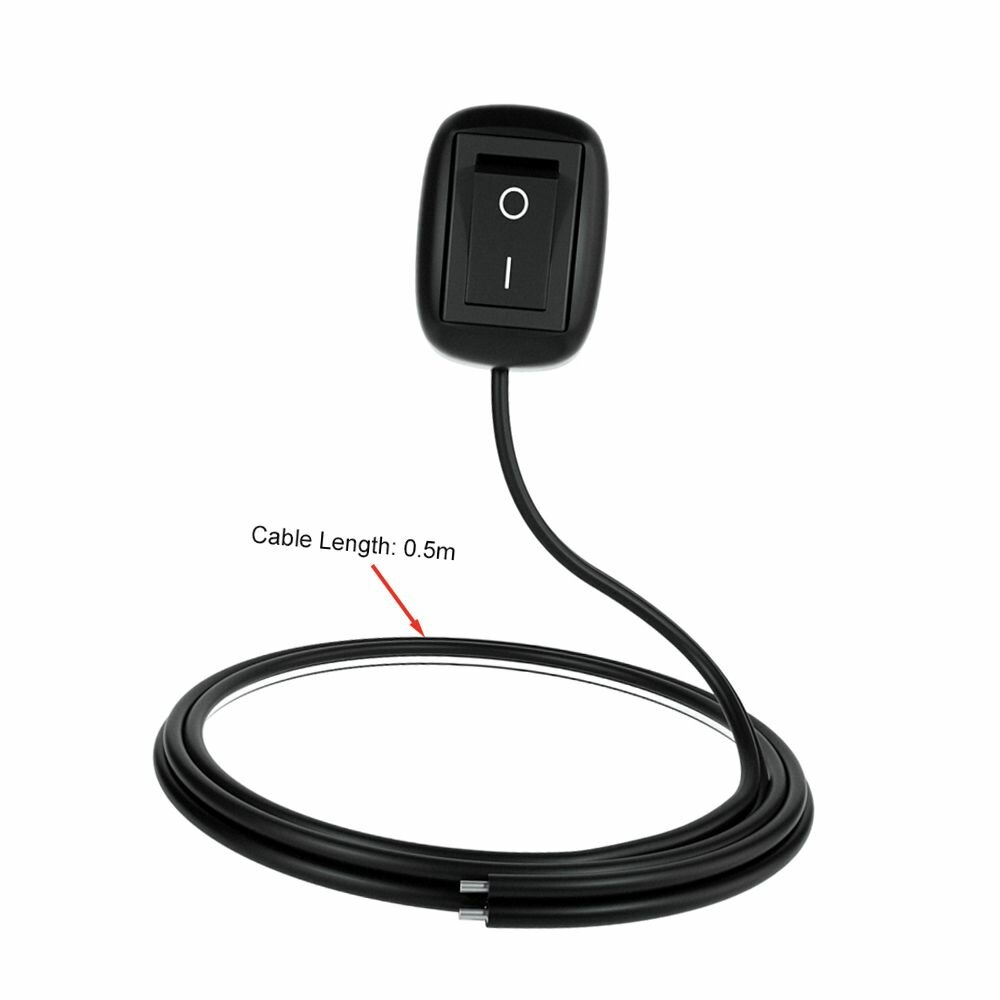 Универсальный 12V переключатель для противотуманных фар с кабелем 50 см