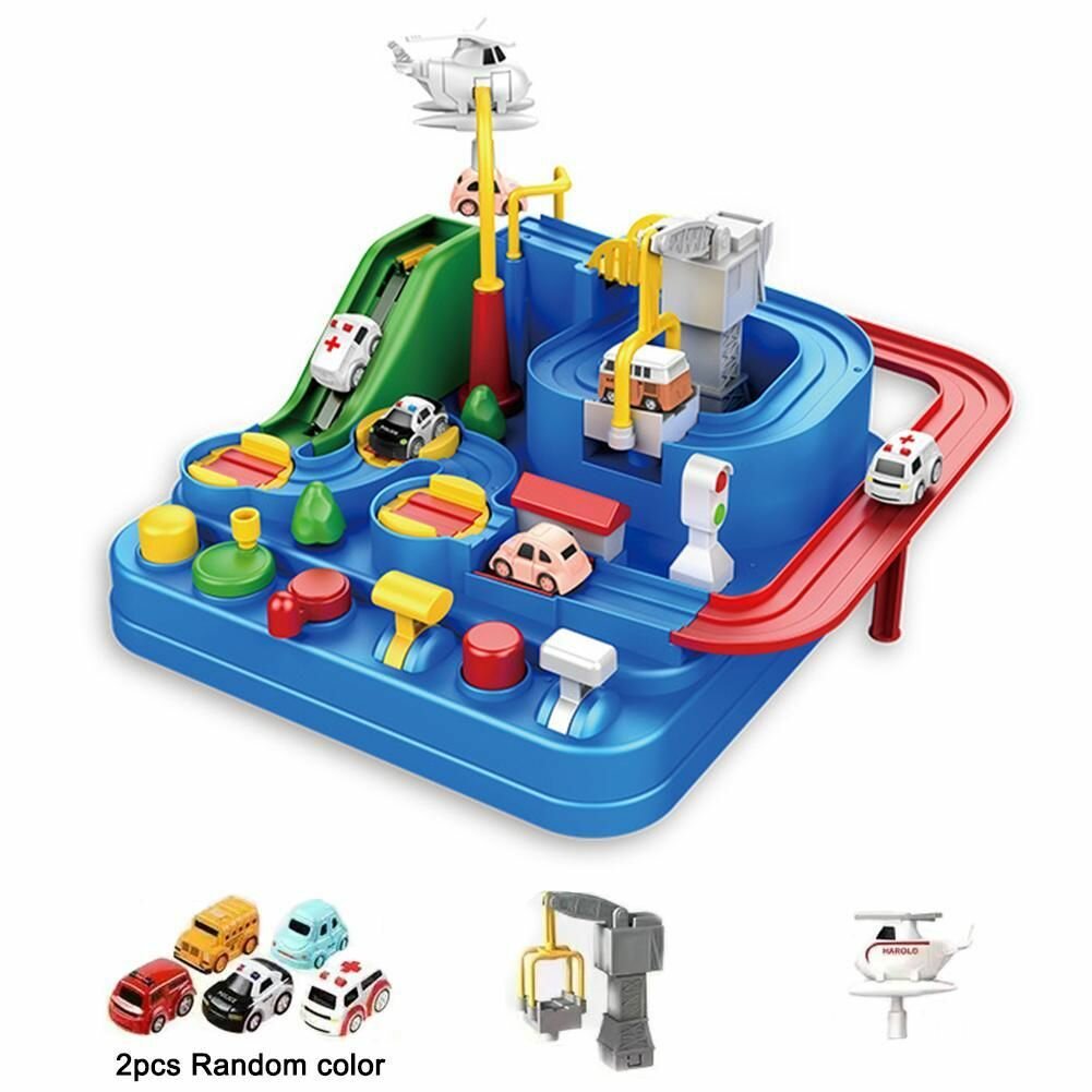 Маленькая стоянка для поездов, детские развивающие игрушки