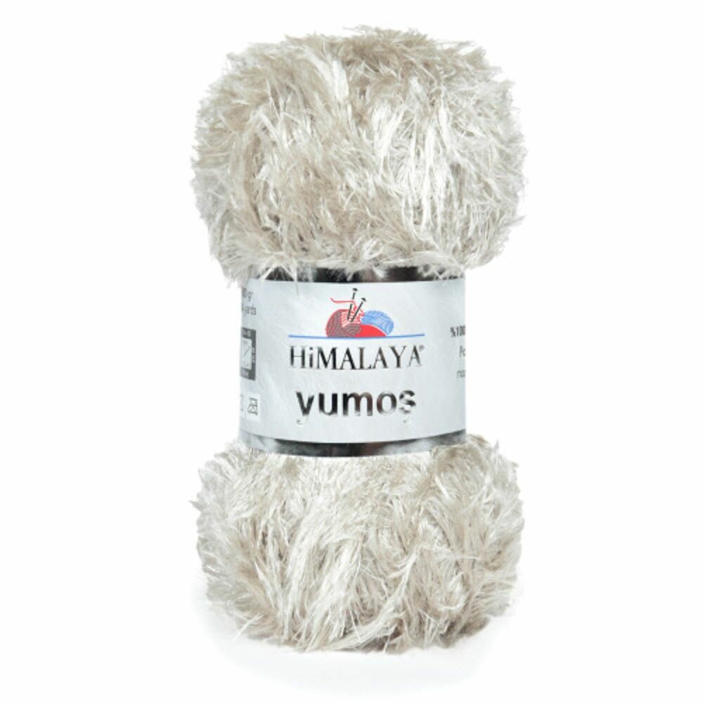 Пряжа Himalaya Yumos 60071 Бежевый 5 мотков (Нить меховая Хималая Юмос)