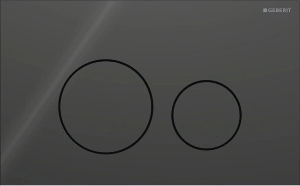Кнопка смыва Geberit Sigma 40 115.628. SJ.1 для инсталляции, черный глянец
