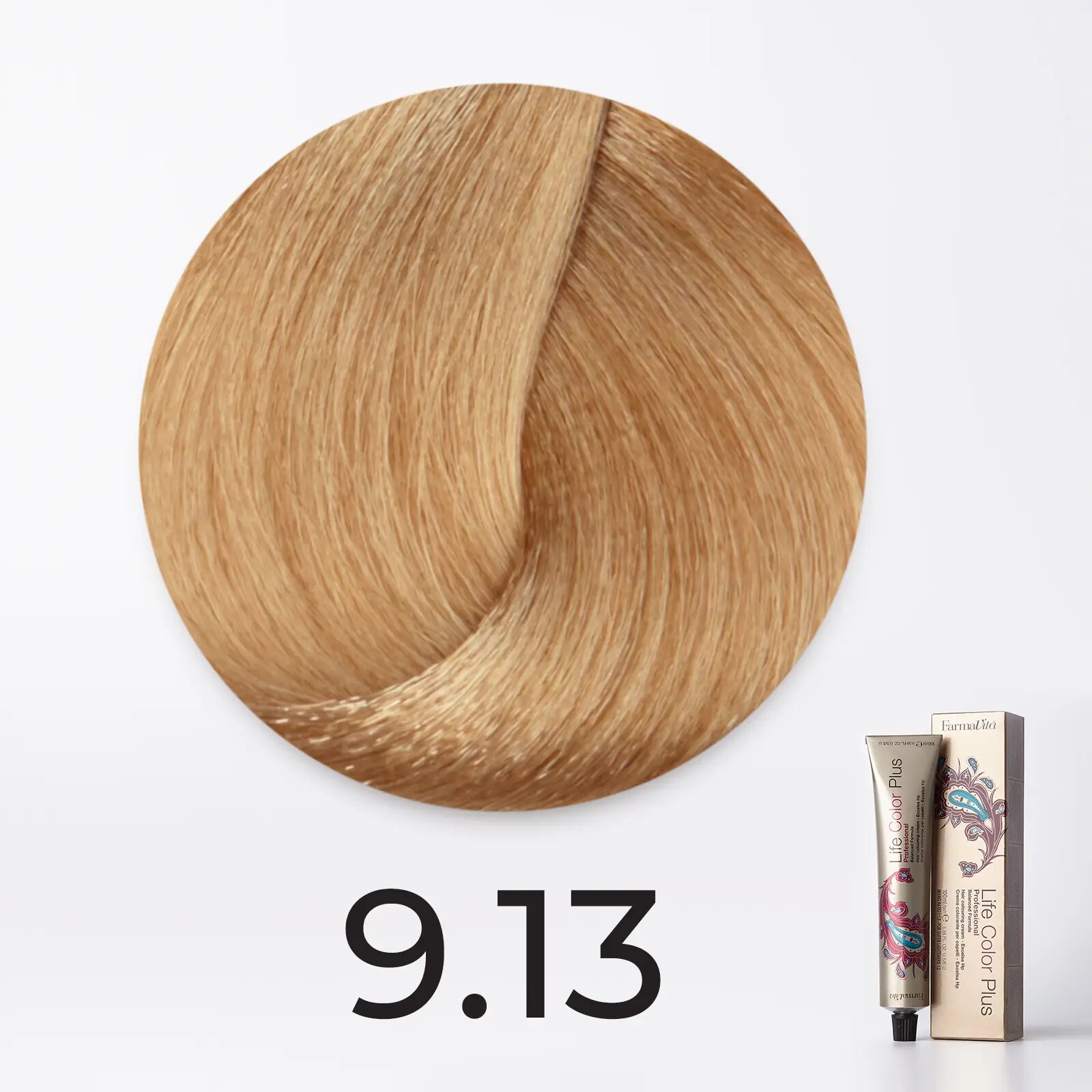 FarmaVita Краситель для волос Life Color Plus 9.13 Очень светлый блондин бежевый, 100 мл