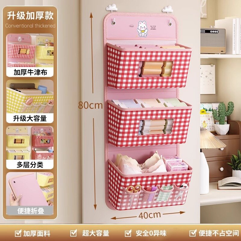 Тканевый мешок для хранения, подвесной мешок для студенческого общежития, гардеробный мешок для хранения, мешок для нижнего белья и носков, сетчатый мешок, подвесной мешок для хранения на двери