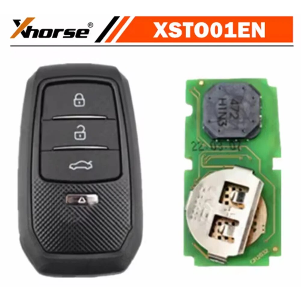1 шт./лот Xhorse XSTO01EN TOY.T для Toyota XM38 смарт-ключ с поддержкой корпуса ключа 4D 8A 4A