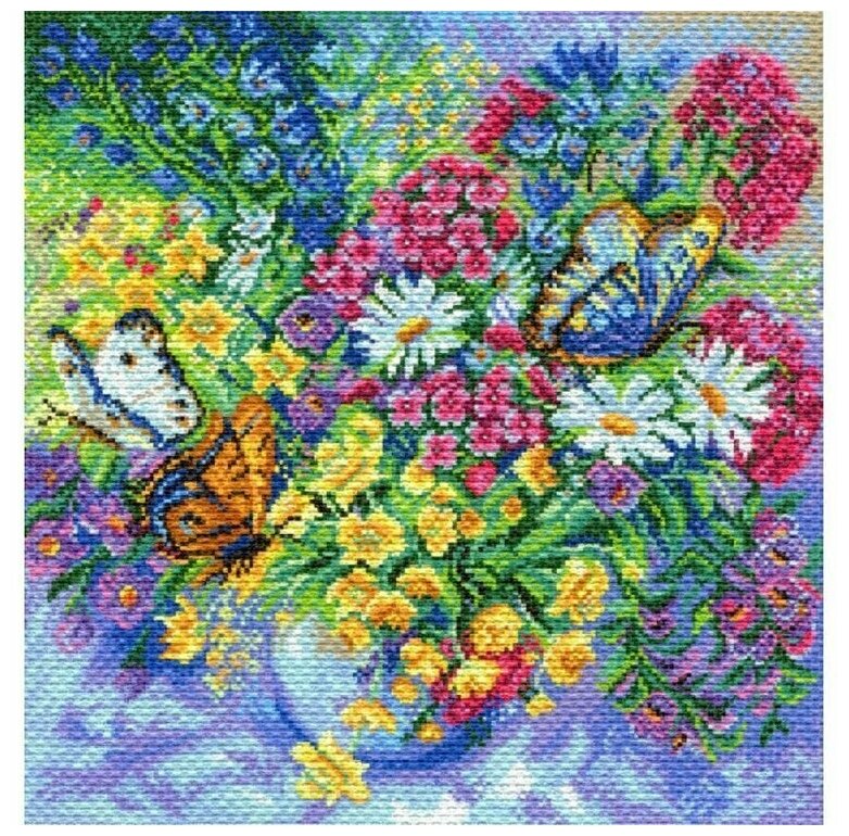 Рисунок на канве Матренин Посад "Буйство красок", 41x41 см