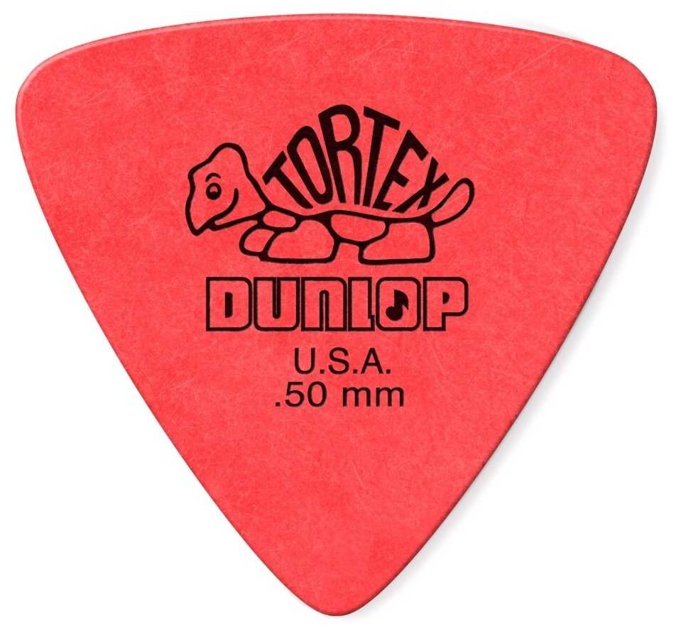 Набор медиаторов Dunlop 431P.50 Tortex Triangle, треугольные, 0.50 мм, 6 шт.
