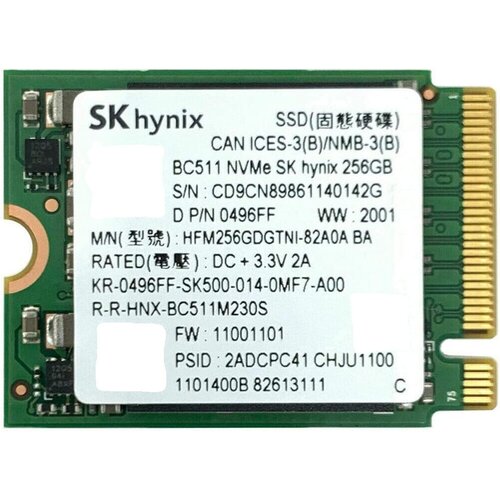 Купить Жесткий диск Hynix 256gb SSD m.2 2230 - цена: 3500 ...
