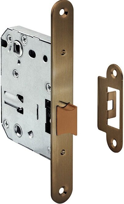 Шлосс 83001 замок с ответной планкой 6570 бронза