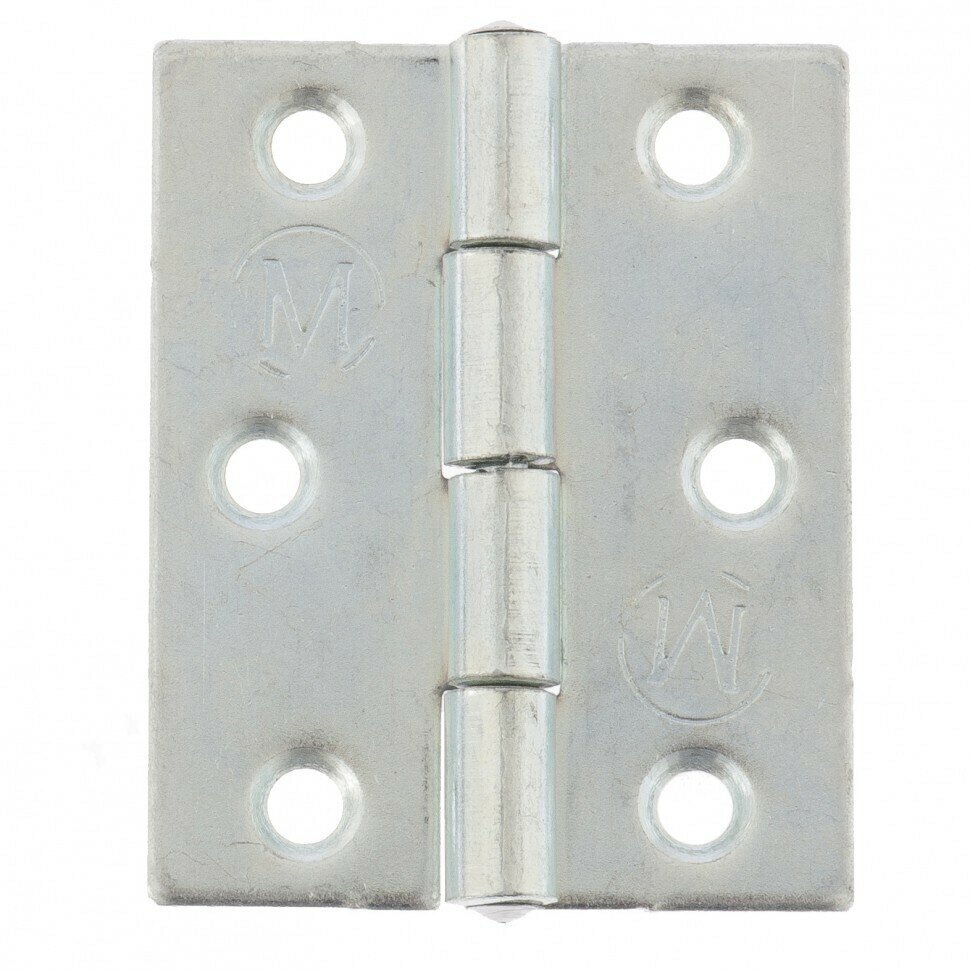 Петли карточные размер 50х40 мм, цинк, 4 шт в упаковке (91546)