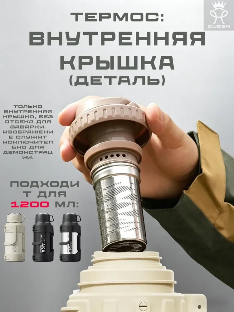 Термос: внутренняя крышка (деталь)Подходит для 1200 мл