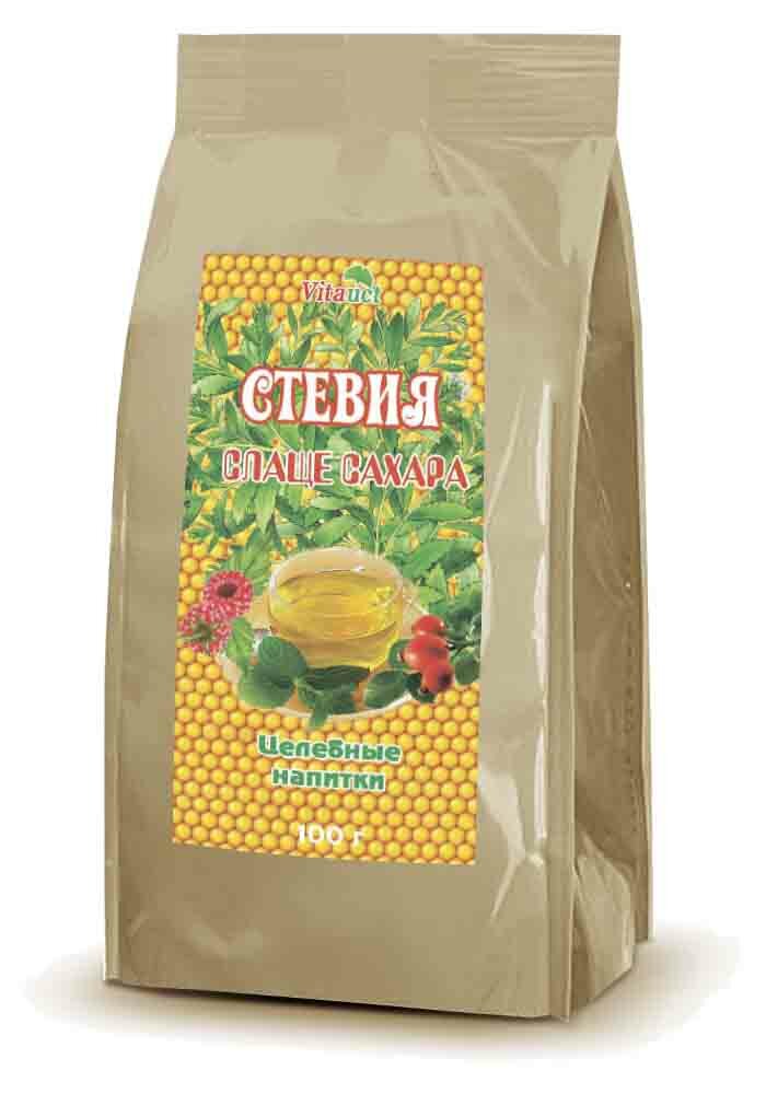 Чай Стевия для похудения НТК Жизненная Сила 100 г, Безопасный заменитель сахара