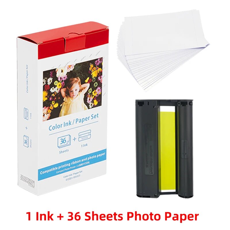 Чернильные картриджи Datasonic KP-108IN для Canon Selphy 1 Ink 36 Papers