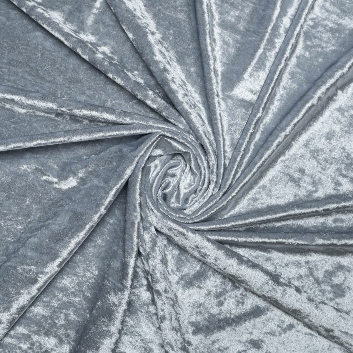 Бархат, ткань для шитья, серый цвет, 1,4х2м