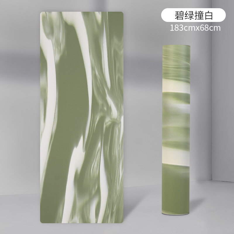 ⭐ Камуфляжный йога-мат, роскошный мат для дома, PU, нескользящий резиновый йога-мат, утолщенный нескользящий фитнес-мат, оптовая продажа от производителя ⭐