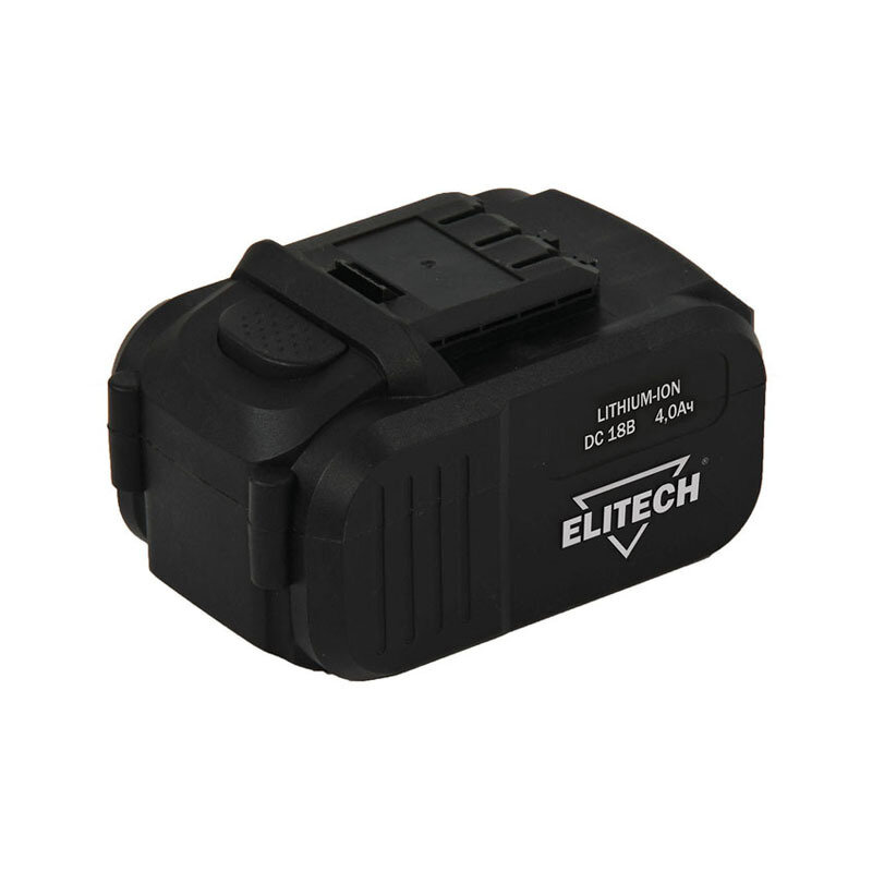 Батарея Elitech (18В, 4А/ч, Li-ion, слайдер) 1820.067700