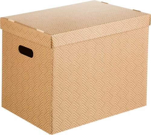 Короб для хранения Attache Графит 390х320х290 усилен. дно ККД-1, бурый,3шт/уп