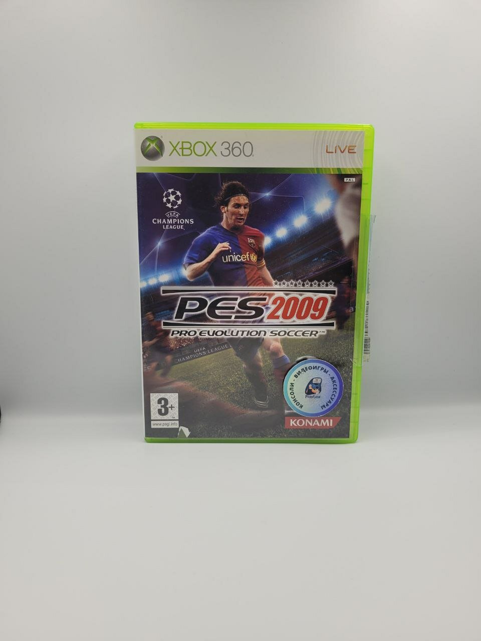PES 2009 xbox 360 (англ.)