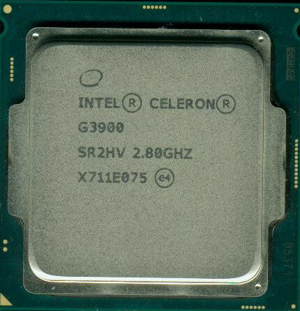Процессор Intel Celeron G3900 2.80 GHz, Socket 1151/2Mb/2x Core/HD 510, SR2HV
