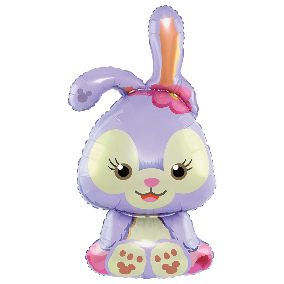 Шар (40'/102 см) Фигура, Зайка, Сиреневый, 1 шт. в уп.