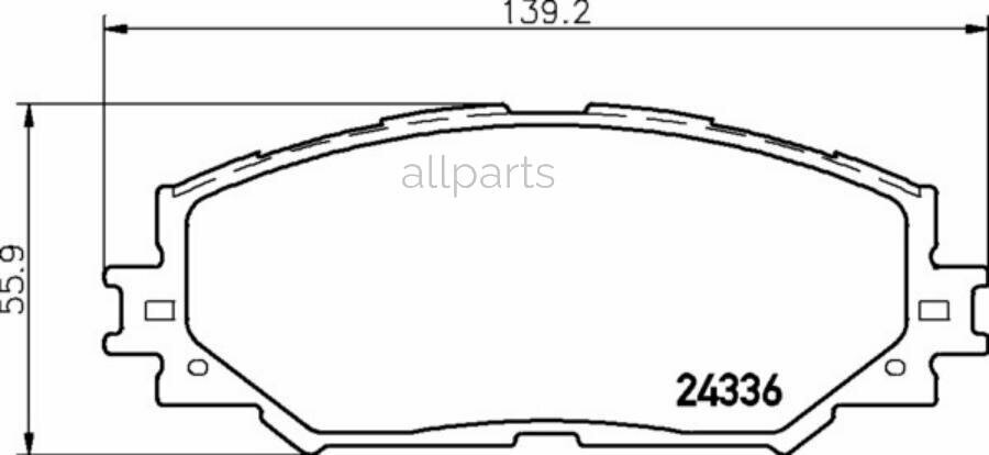 NISSHINBO NP1019SC Колодки тормозные дисковые Strong Ceramic | перед |