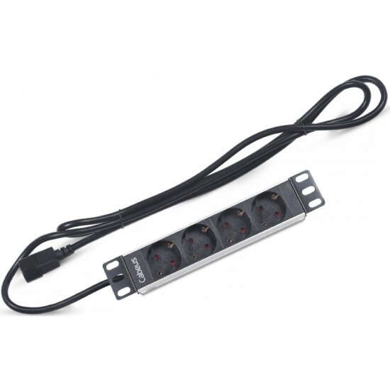 Блок розеток Cabeus PDU-4P-2IEC 4шт, 1U, 10", 2м