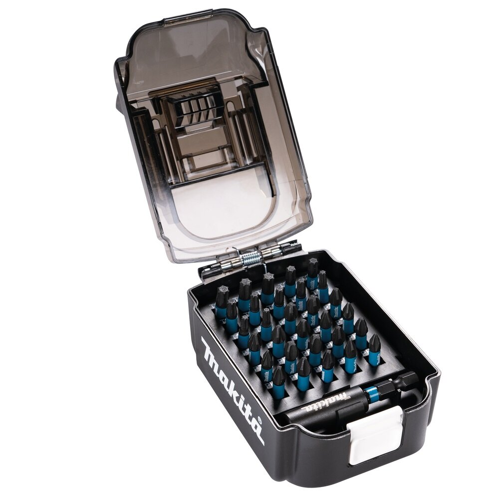 Набор насадок Impact Black, 31 шт. Makita, E-03084, в футляре формы батареи LXT