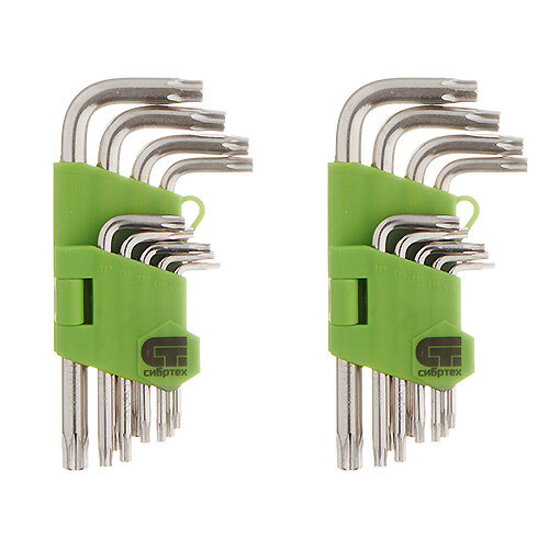 Набор шестигранных ключей Torx 10-50 мм (18 шт.)