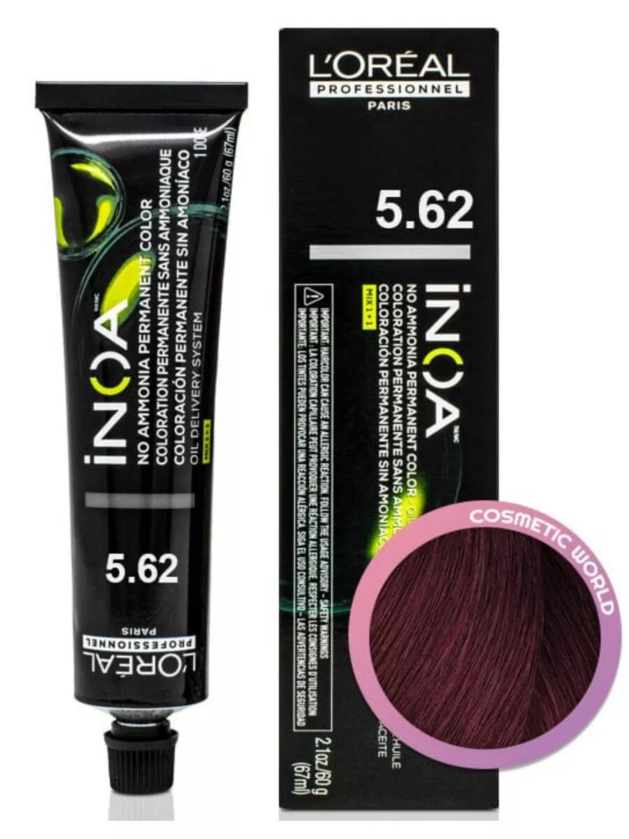 Loreal INOA 5.62 - Краска Иноа 60 мл — фото 1