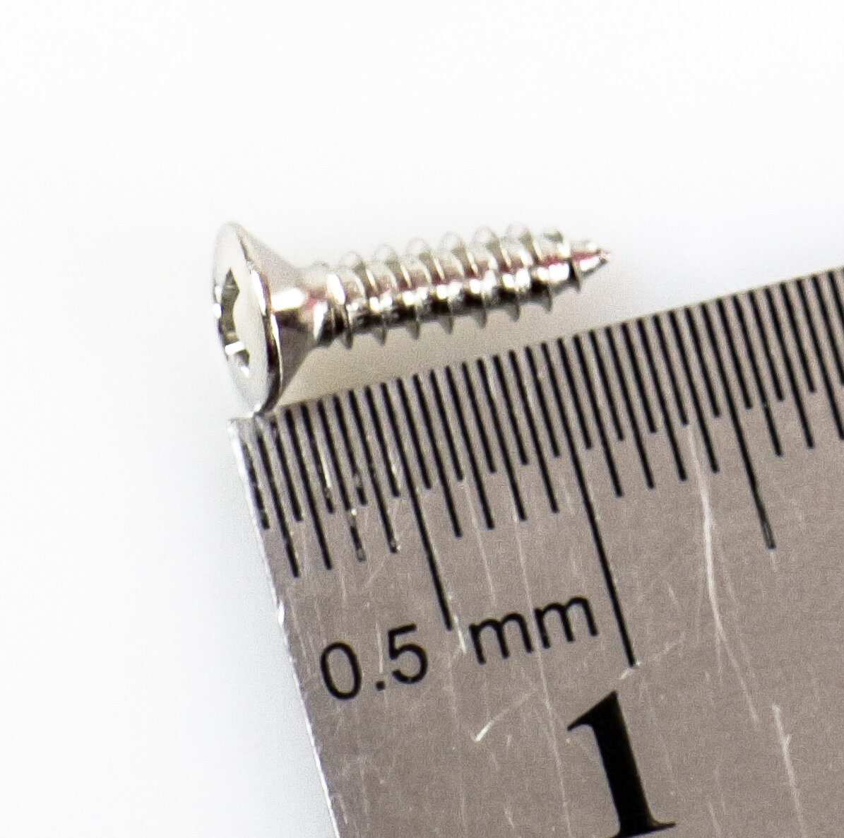 HOSCO TS-01N, саморез для гитарной панели (3 x 12 mm), никель