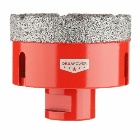 Коронка алмазная по керамограниту P.I.T. AMAS18-0075 (75 мм, M14, сухое сверление, вакуумная пайка)