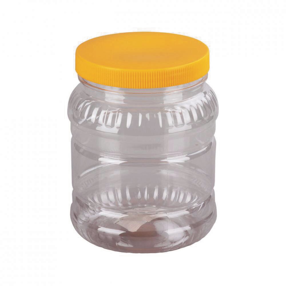 Банка для продуктов Альтернатива, ПЭТ, закручивающаяся крышка, 1л