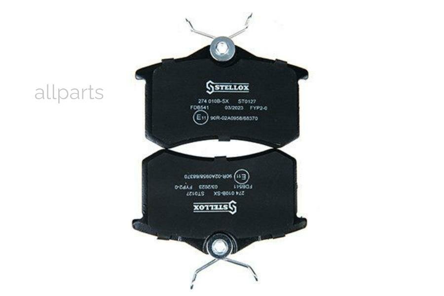 STELLOX 1621000BSX колодки диск. задние с ант. пл!\ Brilliance, VW Golf II/III/Passat 1.6-2.8/1.9TDi 88-99