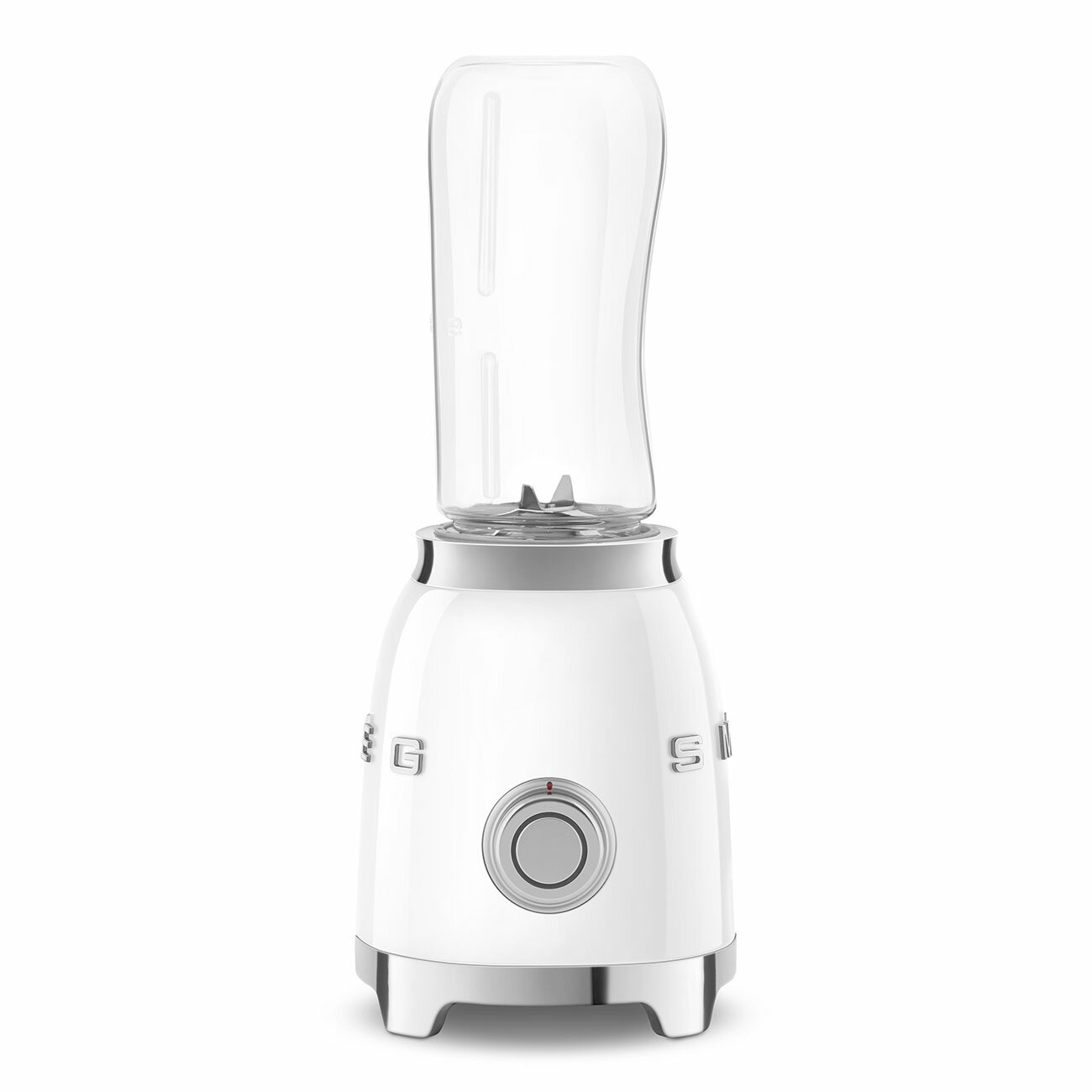 Блендер Smeg PBF01WHEU, мощность 300 Ватт, стакан для смузи, защита от перегрузки двигателя — фото 1