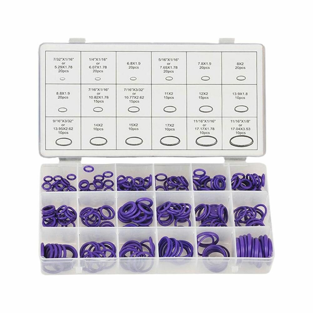 Набор резиновых уплотнительных колец, маслобензостойкие, 270 шт