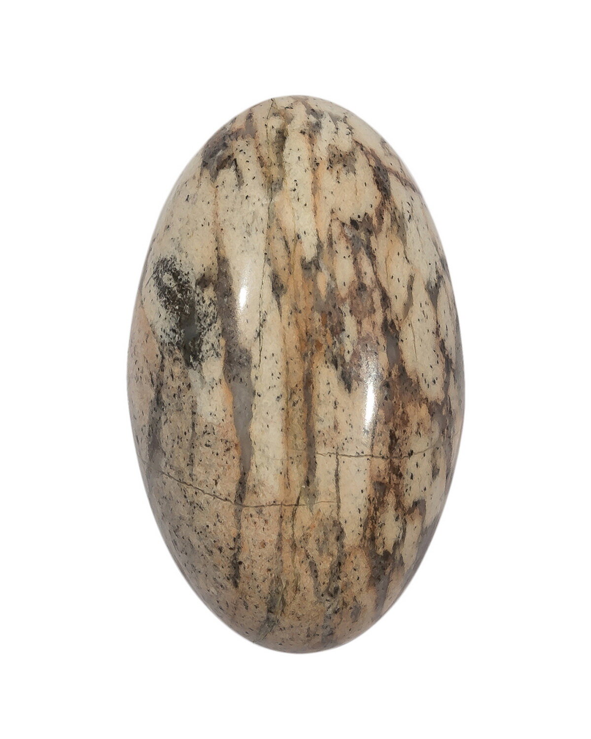 Яшма, кабошон из минерала, размер: 38х23х10 мм, натуральный камень.