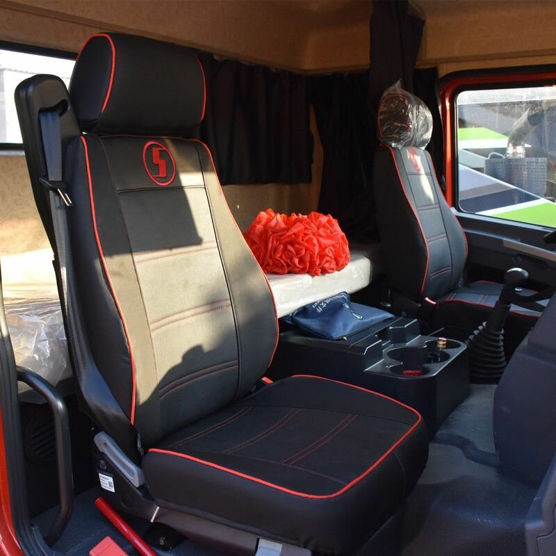 Чехлы сиденья SHACMAN SX3318 X3000 Искусственная Кожа самосвальный тягач Грузовой автомобиль
