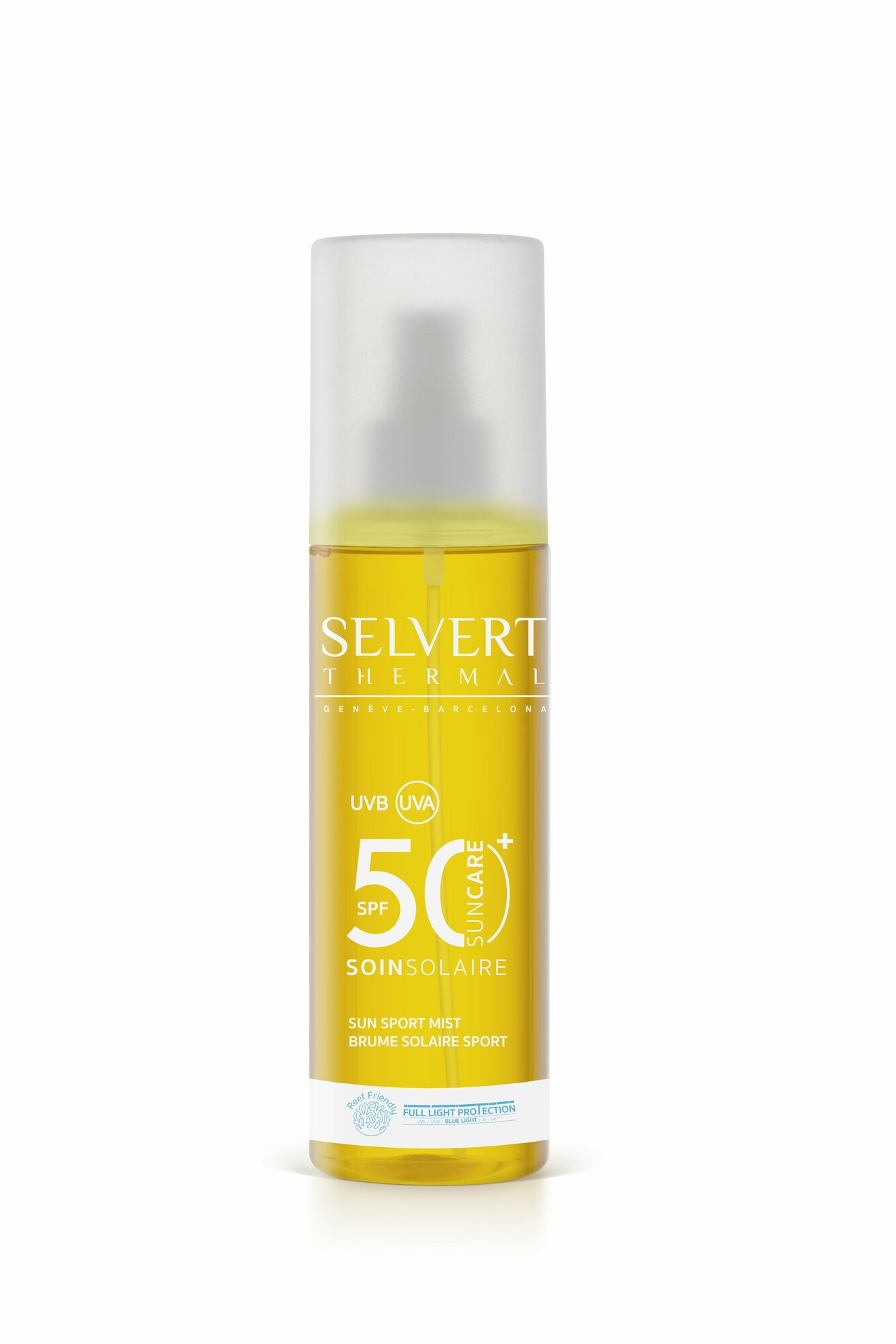 SELVERT THERMAL Спрей для тела с защитным барьером Sun Care Sport Mist SPF 50+ / 200 мл