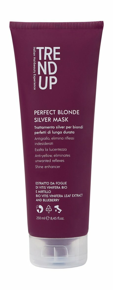 Trend Up Perfect Blonde Silver Mask Маска для нейтрализации желтизны с экстрактами листьев винограда и черники 250мл