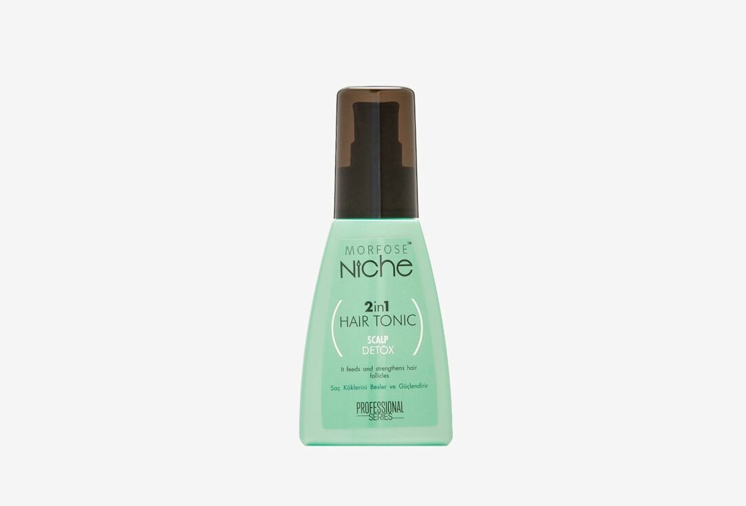 Тоник для укрепления волос MORFOSE NICHE 2 IN 1 HAIR TONIC SCALP DETOX 100 мл
