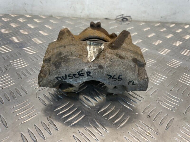 Б/У суппорт тормозной Renault Duster 2014 HSM F4RA400 Перед. Лев. без скобы 46746 RENAULT арт. 410111495R, 410116581R